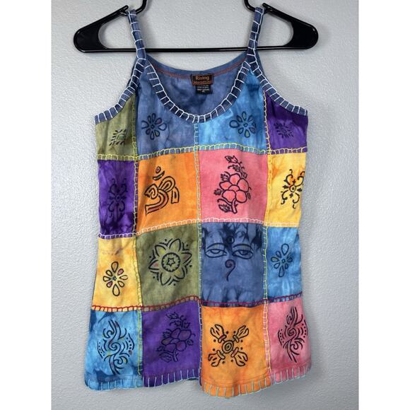 Rising International | Tops | Rising International Patchwork Flower ...